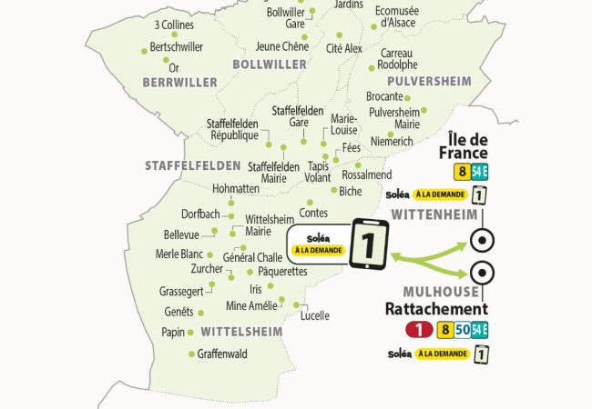Nouveautés transport Soléa - Ville de Wittelsheim